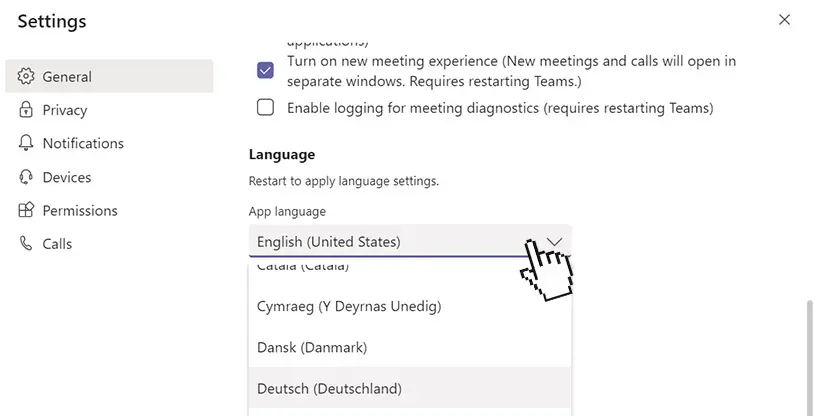 Change Language in Microsoft Teams - Solutions2Share Change Language in Microsoft Teams - Solutions2Share