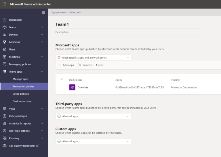 Microsoft Teams App Permission Policy – Setup & Admin Guide