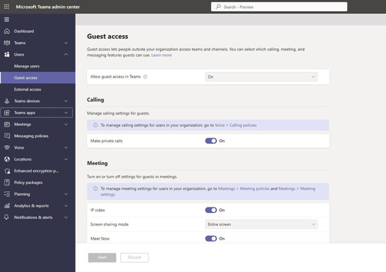 Microsoft Teams Admin Center Overview – Features & Settings