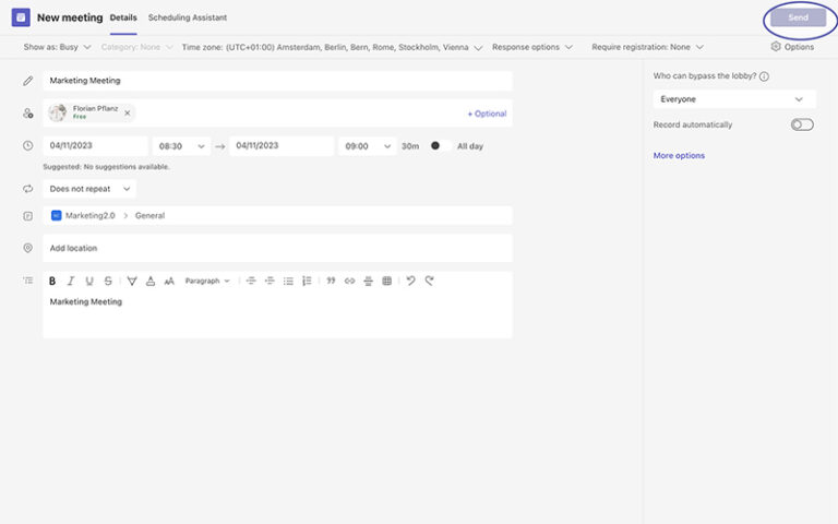 Microsoft Teams: External Participants in Meetings